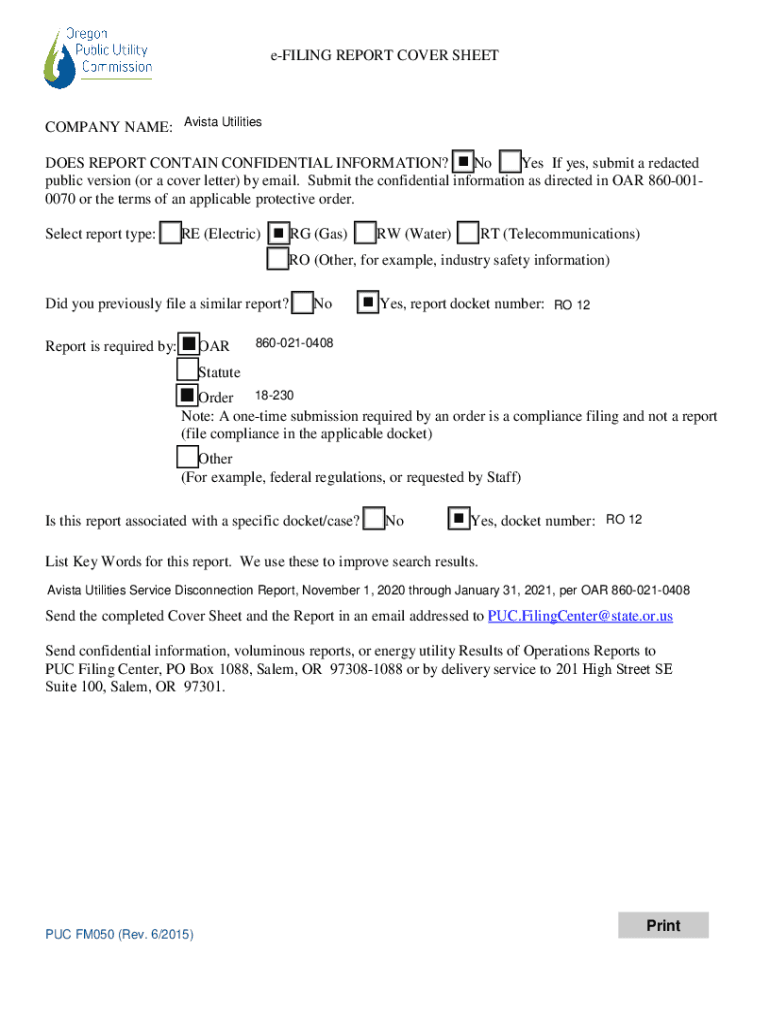Fillable Online Residential Application for Service Form - Avista ...