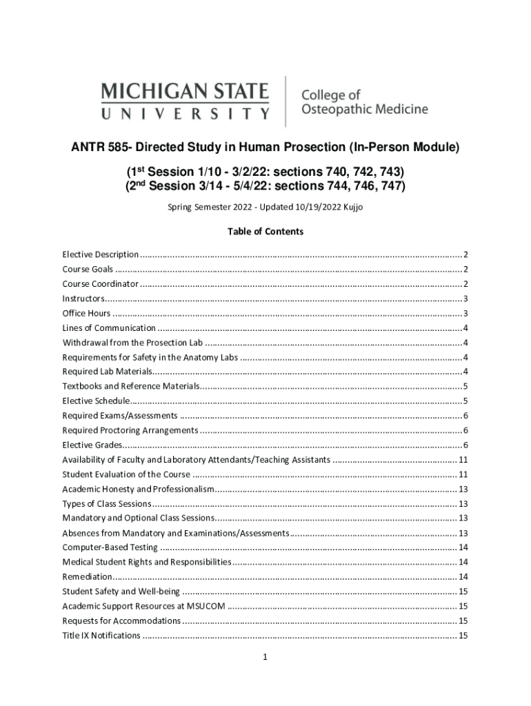 Fillable Online com msu ANTR585 SS22 Syllabus - Michigan State University Fax Email Print ...