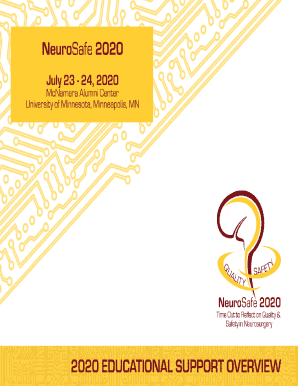 Fillable Online med umn NeuroSafe's 5th year at the U of M promises ...