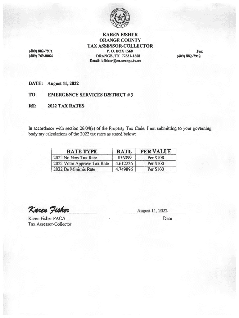 Fillable Online Welcome to the Official Website of Orange County, Texas ... Fax Email Print ...