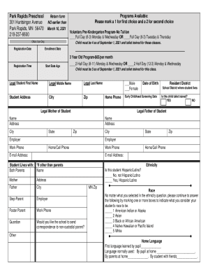 Fillable Online Request for proposals Park Rapids School Fax Email Print - pdfFiller