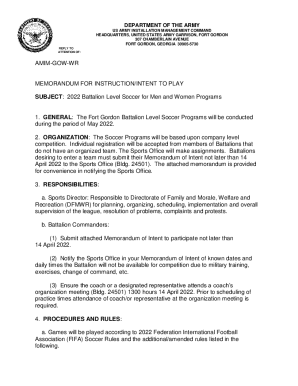 Fillable Online Fort Gordon, GA - U.S. Army Garrisons Fax Email Print ...