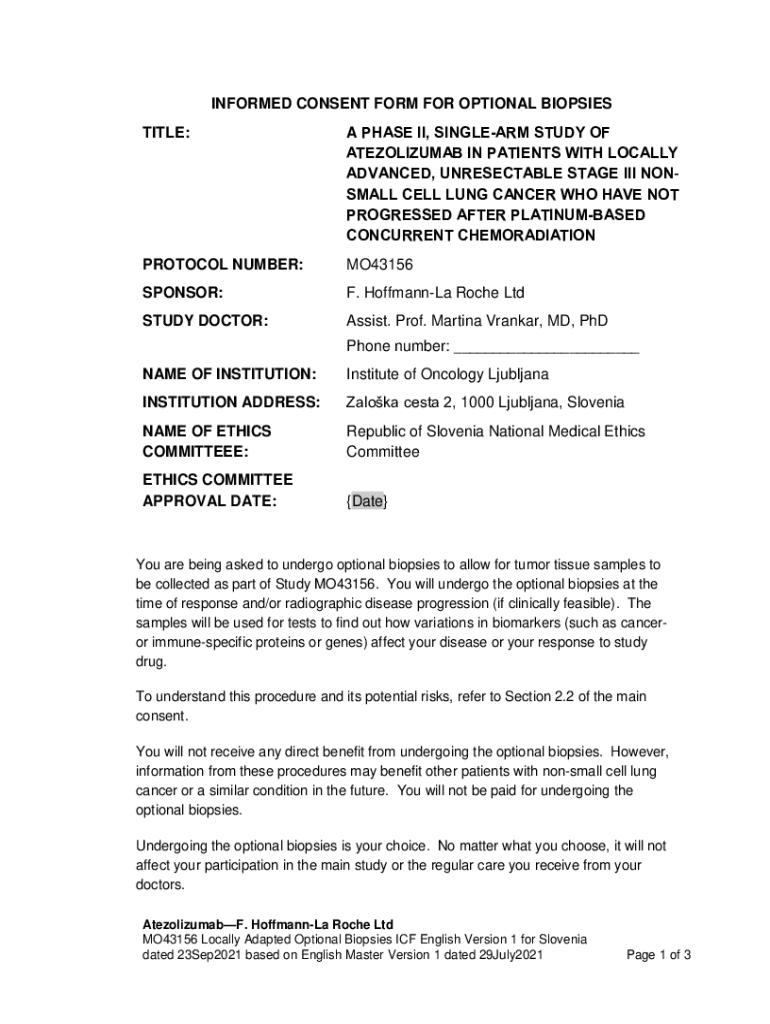 Fillable Online PD Informed Consent Form. Global Dossier Model Document Fax Email Print - pdfFiller