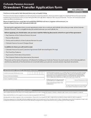 Fillable Online COFUNDS PENSION ACCOUNT TRANSFER REQUEST FORM Fax Email ...
