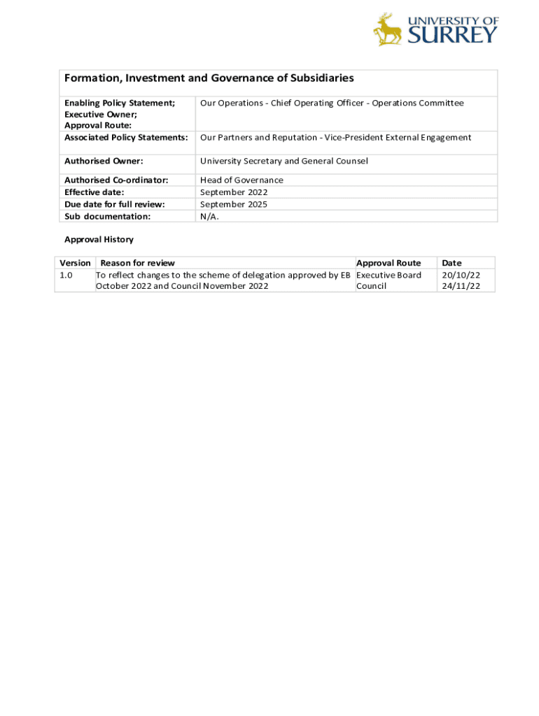 Fillable Online Statement of Corporate Governance Arrangements - Mercer ...