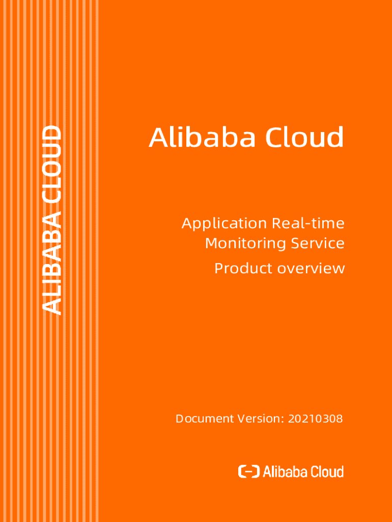 Fillable Online Top Alibaba Application Real Time Monitoring Service Arms Fax Email Print