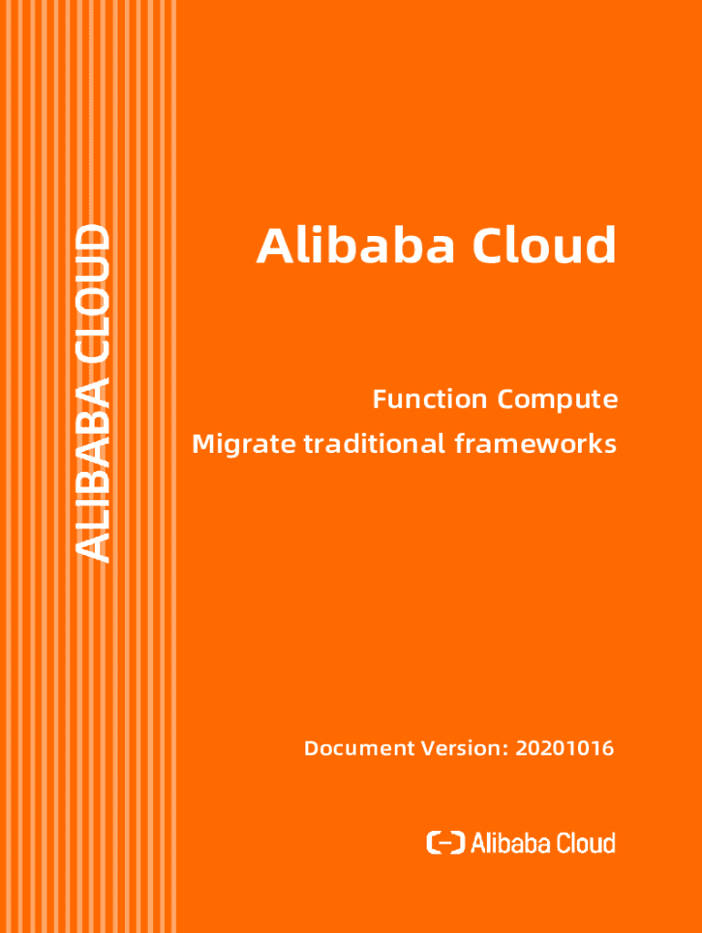 Fillable Online Function Compute: What It Is And How It Works - Alibaba Cloud Fax Email Print ...