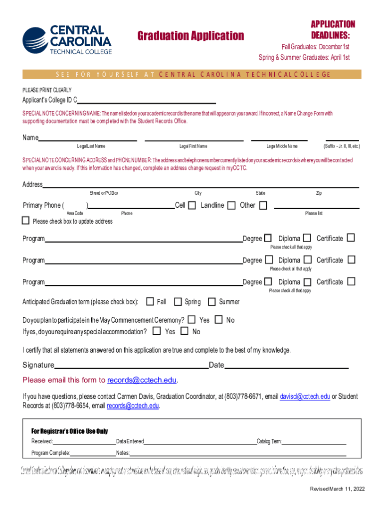 Fillable Online DEADLINES: Fax Email Print - pdfFiller