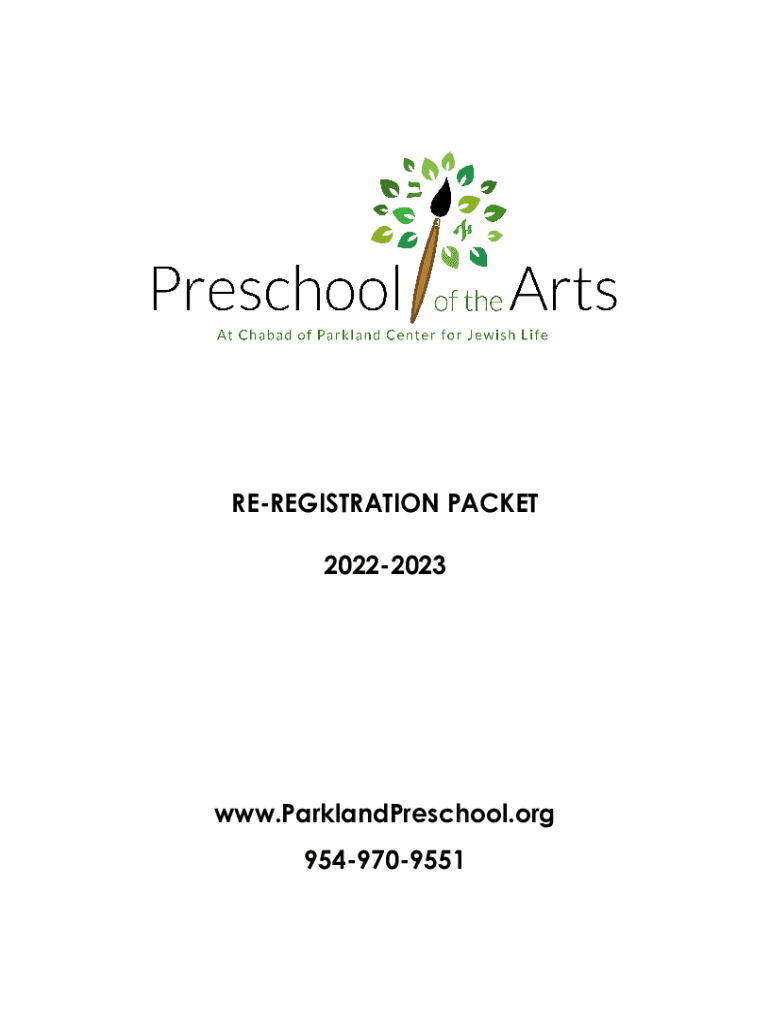 Fillable Online RE-REGISTRATION PACKET Fax Email Print - pdfFiller