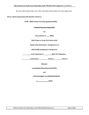 Fillable Online On Non Judicial Stamp paper of Rs. 300 - UGVCL's Fax ...