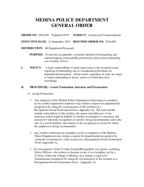 Fillable Online RENO POLICE DEPARTMENT GENERAL ORDER This ... Fax Email ...