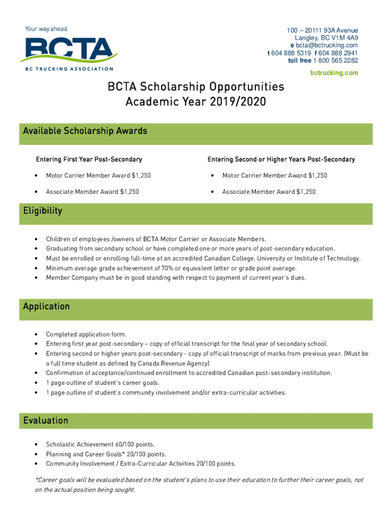 Fillable Online British Columbia Trucking Association (BCTA) Company Profile Fax Email Print ...