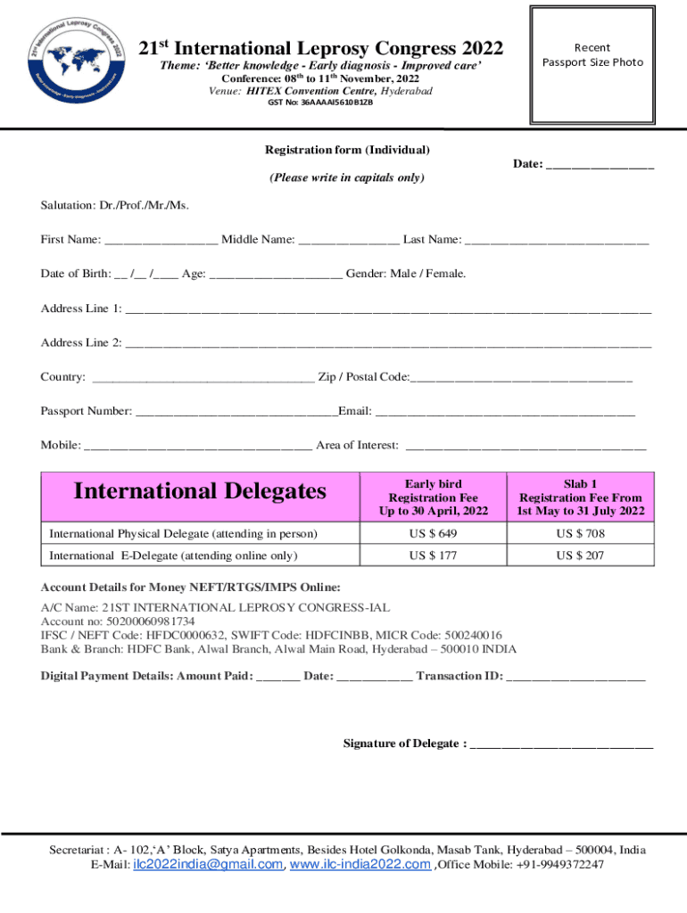 Fillable Online ILC Registration ProcedureV3 - cloudfront.net Fax Email ...