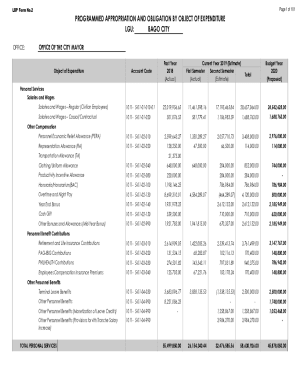 Fillable Online bagocity gov LBP Form No. 2 Annex C Page 1 of 4 pages ...