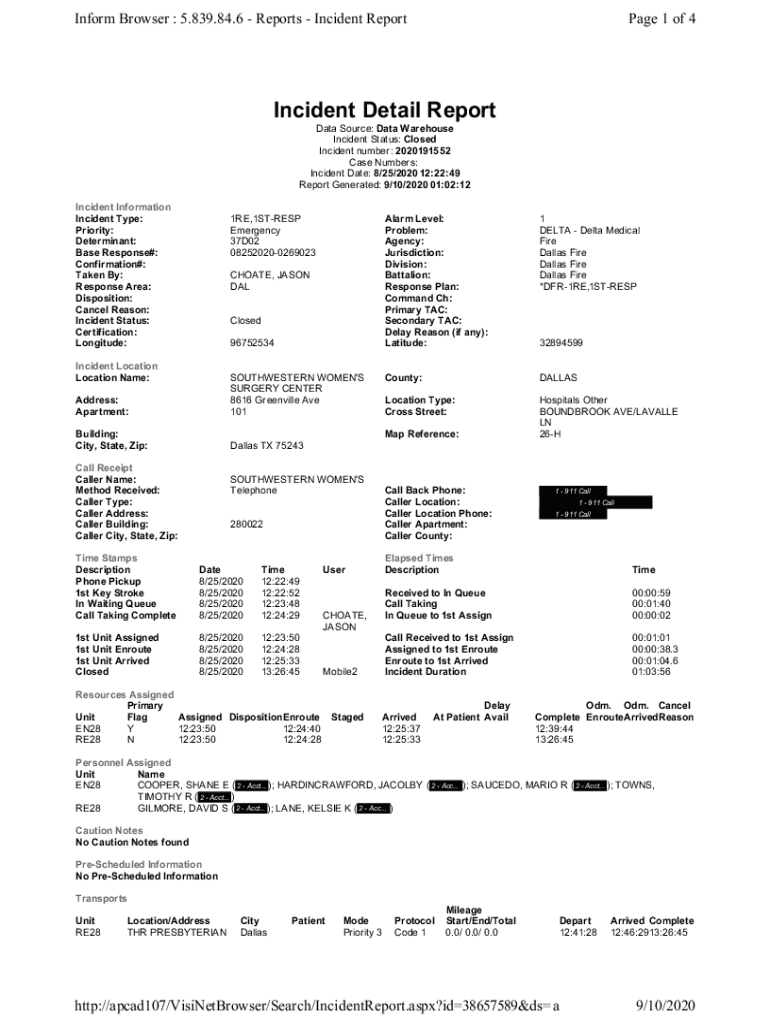 Fillable Online Incident Report ManagementMarmak Fax Email Print - pdfFiller