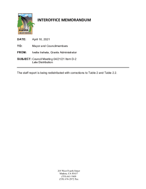 Fillable Online Professional Memo - CITY OF SANDWICH, IL Fax Email ...