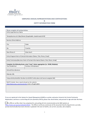 Fillable Online Representations and Certifications (Short Form) - GSA ...
