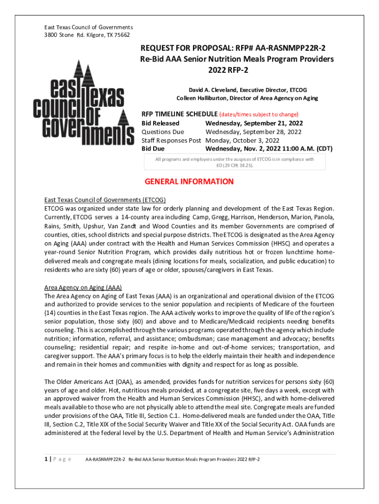 Fillable Online Fillable Online REQUEST FOR PROPOSAL: RFP# TR-ETVP22R ... Fax Email Print ...