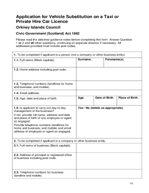 Fillable Online Vehicle Operator Substitution Form. Vehicle Operator Substitution Form Fax Email ...