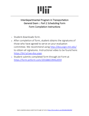 Fillable Online cee mit 1. Student downloads form. 2. After completion ...