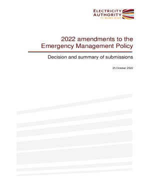 Fillable Online Long-form report. 2018 amendments to the Policy ...