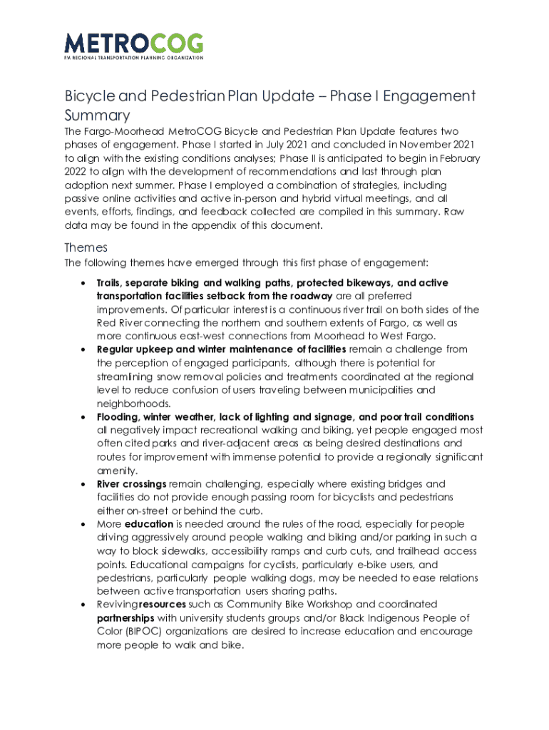 Fillable Online moorhead river corridor - trail master plan - GreenStep ...