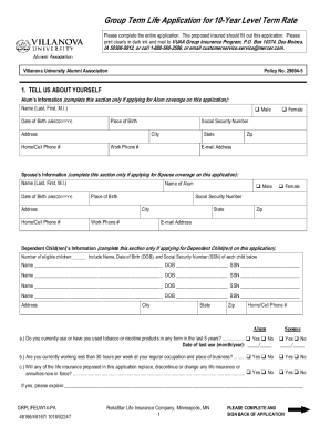 Fillable Online Form ICC0965J01 1 of 5 ICC0965J01.12009 Aflac All ...