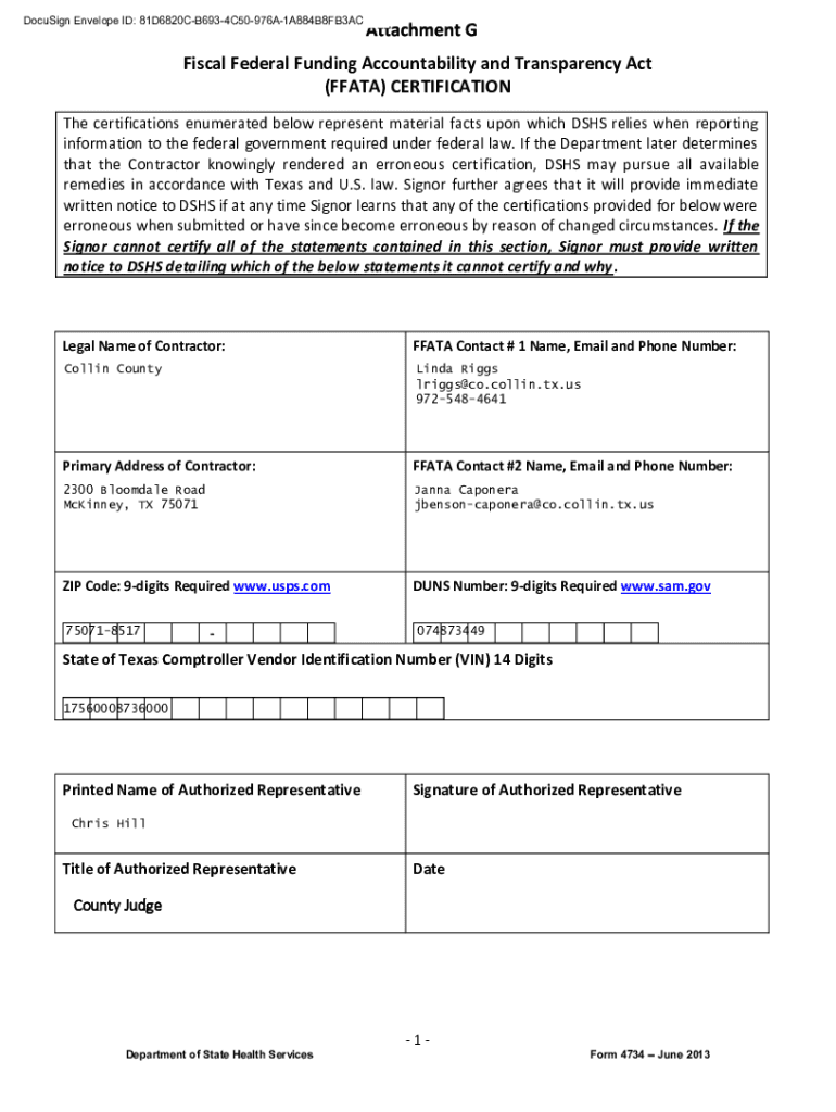 Fillable Online The certifications enumerated below represent material ...
