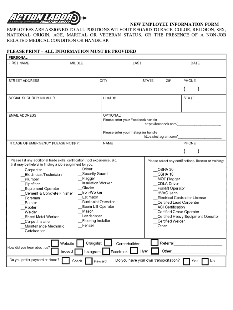 Fillable Online EEO statement - Equal Employment Opportunity Fax Email ...