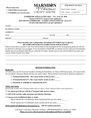 Fillable Online Application Information for Vendors Fax Email Print - pdfFiller