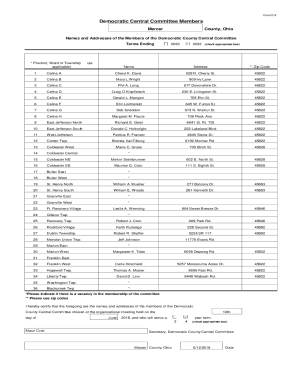 Fillable Online Form 2-L: Declaration of Candidacy For Member of County ...