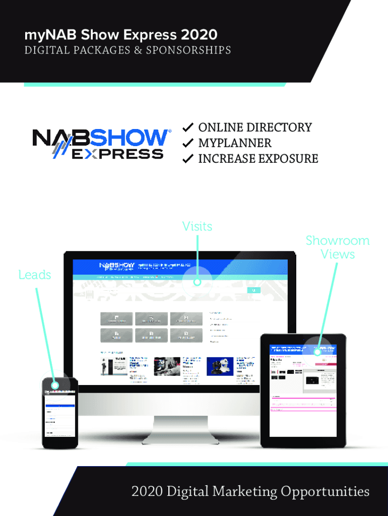 Fillable Online DIGITAL PACKAGES & SPONSORSHIPS - Map Your Show Fax Email Print - pdfFiller