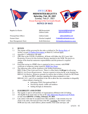 Fillable Online SWYC and CRA to Co-Host the Event - SCYA Midwinter ...