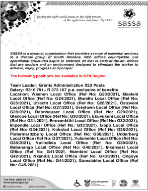 Fillable Online SADA - South African Disability Alliance - Facebook Fax ...