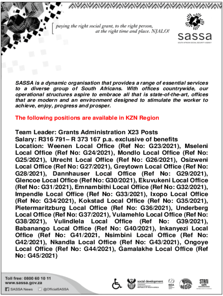 Fillable Online SADA - South African Disability Alliance - Facebook Fax ...