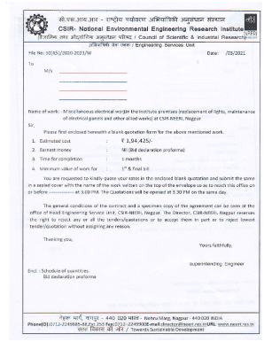 Fillable Online Tsfr-q qd-i-ur - csir-neeri Fax Email Print - pdfFiller