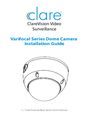 Fillable Online Video: How to set up ClareVision cameras - Clare ...