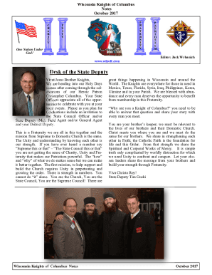 Fillable Online Council Recognition Manual - NC Knights of Columbus Fax ...