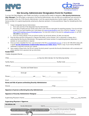 Fillable Online Site Security Administrator Confidentiality Statement for ... Fax Email Print ...