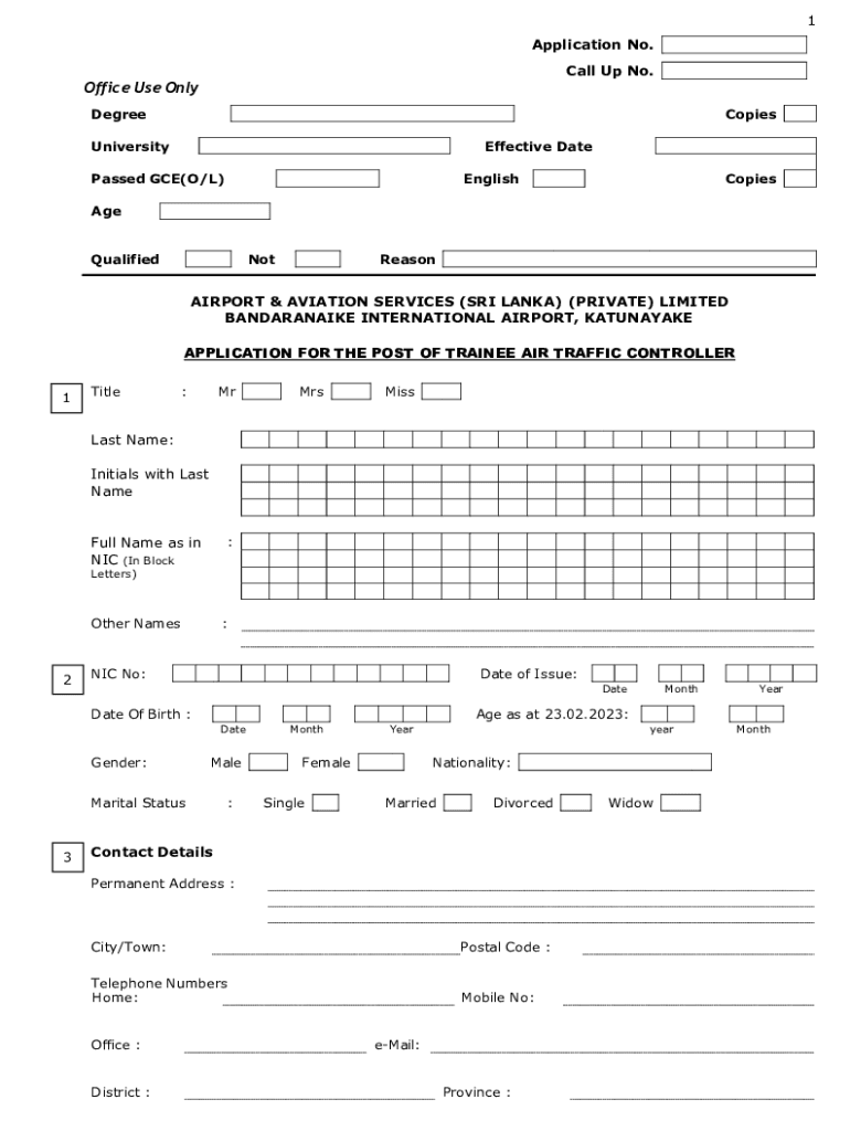 Fillable Online 2022 (2023) O/L applications can be submitted online ...