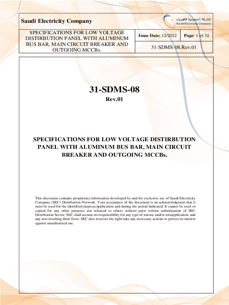 Fillable Online 31-SDMS-01 REV. 03 SPECIFICATIONS FOR Fax Email Print - pdfFiller