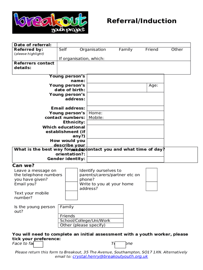 Pre-counselling assessment Doc Template | pdfFiller