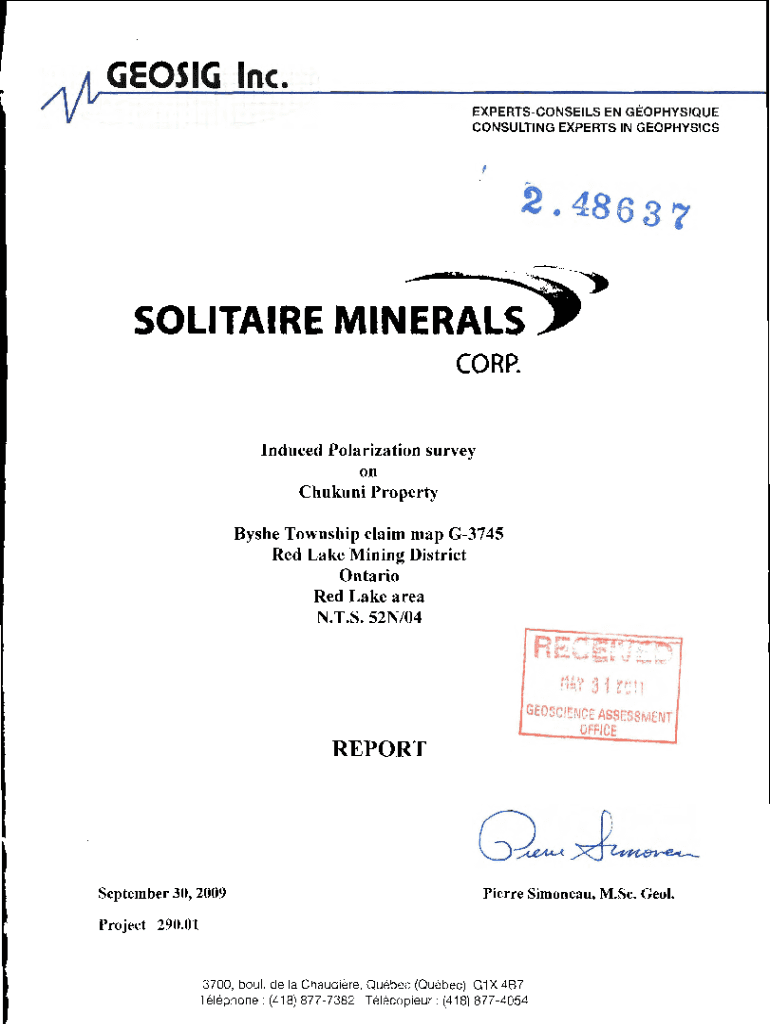 Fillable Online Spectral Induced Polarization Survey with Distributed ...