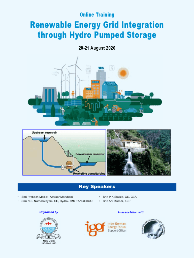 Fillable Online Renewable Energy Grid Integration through Hydro Pumped ...