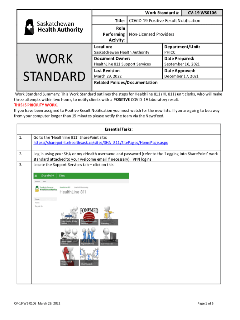 Fillable Online What are work standards and how can they build a ...