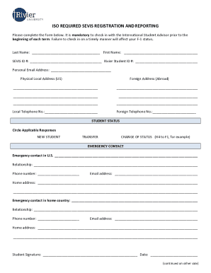 Fillable Online Immigration Reporting Form Fax Email Print - pdfFiller