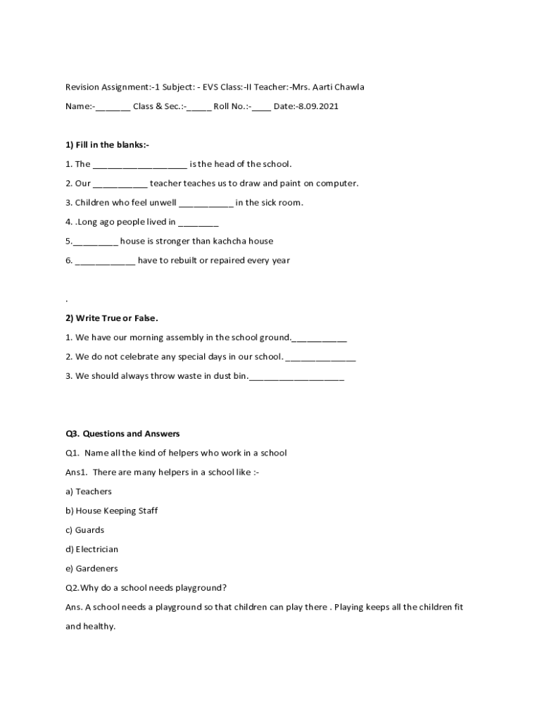 Fillable Online Worksheet-8 RT Subject: - Environmental Studies (EVS ...
