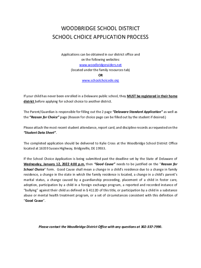 Fillable Online Forms and Documents - Woodbridge School District Fax Email Print - pdfFiller