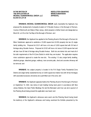 Fillable Online preliminary plat review - parcel id: av-1319-a Fax ...