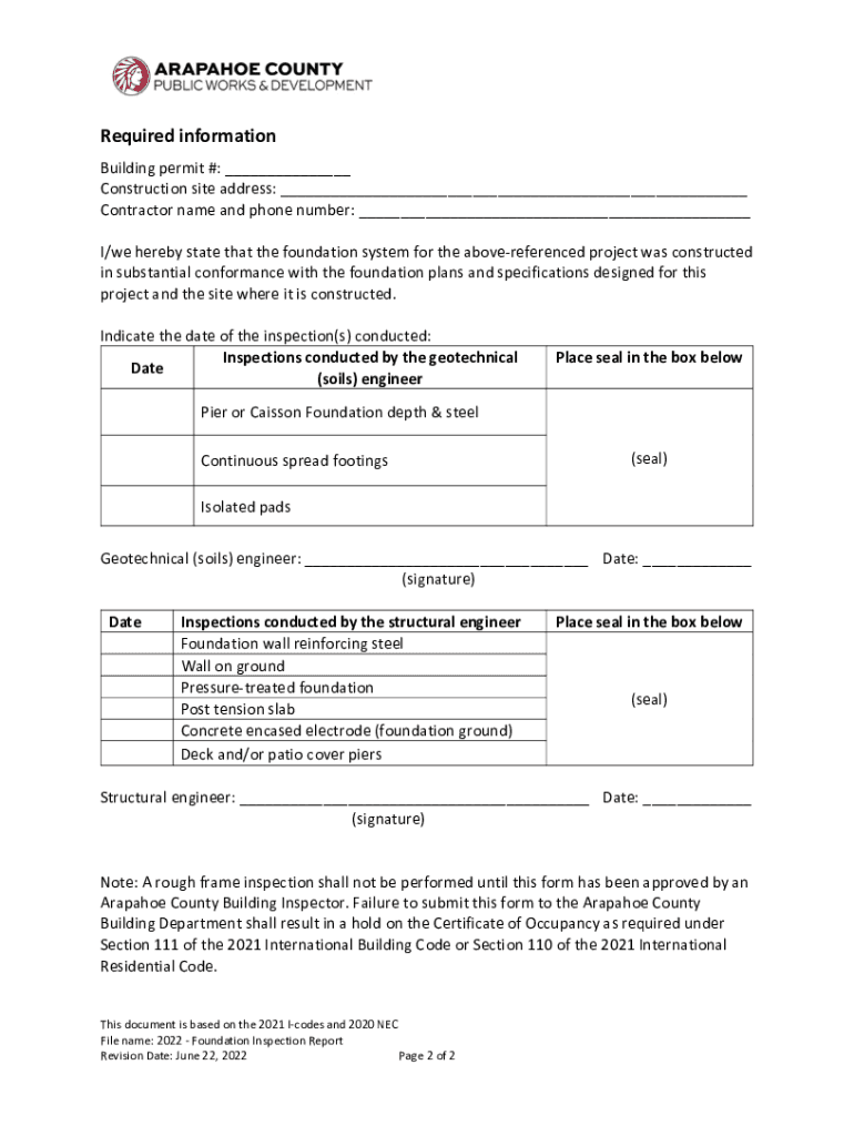 Fillable Online How to Deal With Inspection Reports Provided to a ...